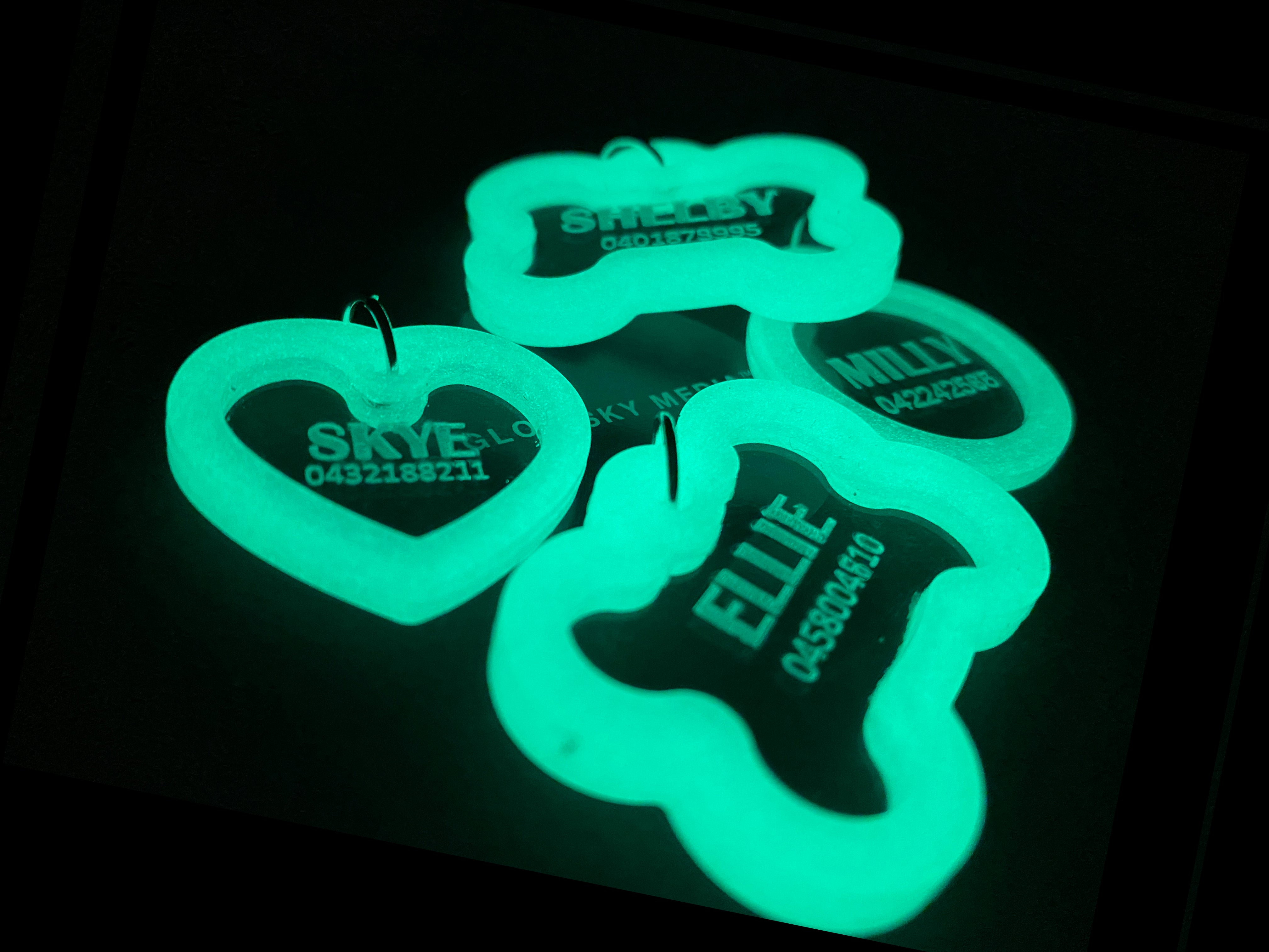 GLOW TAG - custom engraved – GLOW SKY MEDIA™